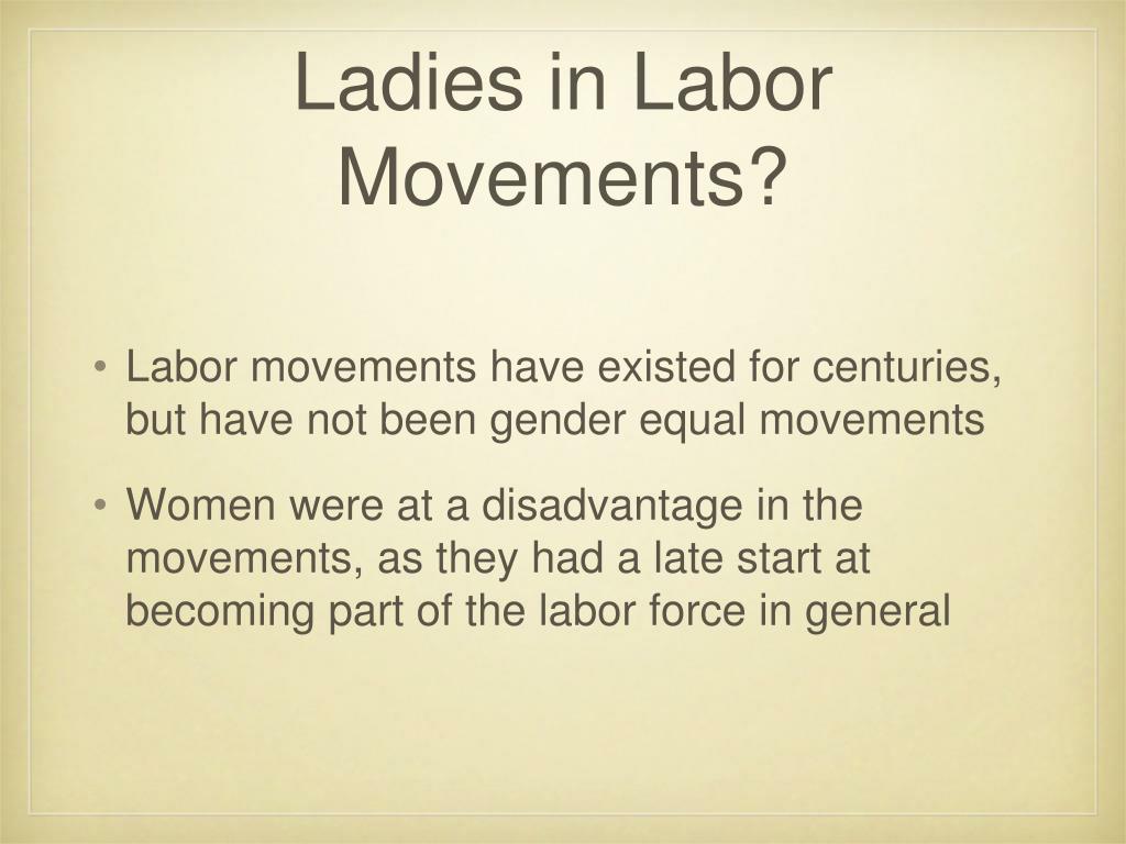 PPT - Women in Labor Movements: Pioneers of Change in the Hudson River ...