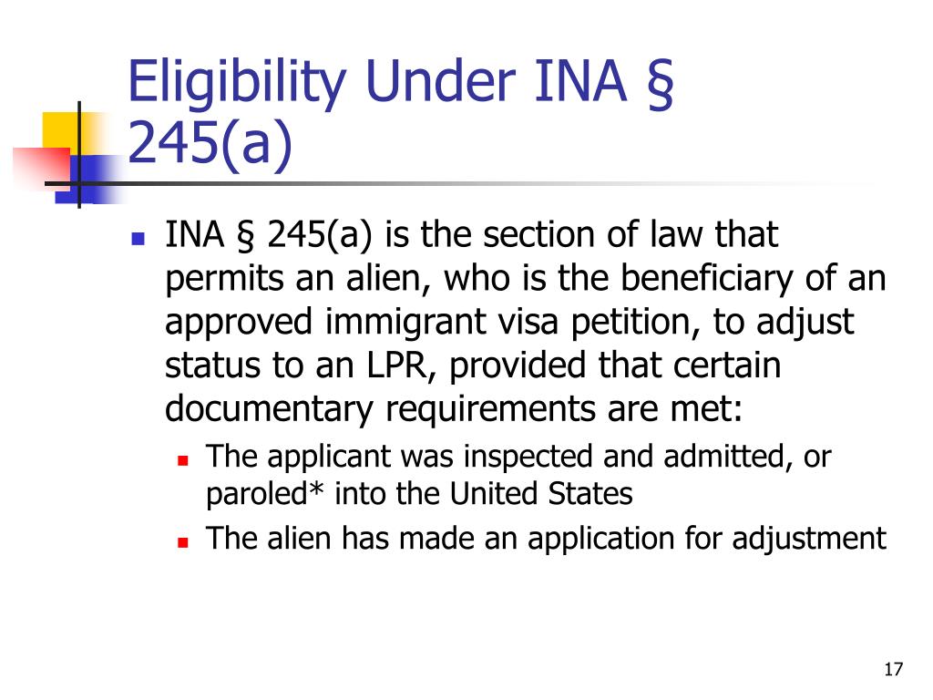 PPT - Employment-based Form I-485, Application to Register Permanent ...