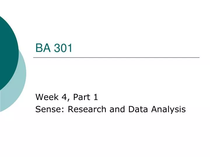 PPT - BA 301 PowerPoint Presentation, free download - ID:1426512