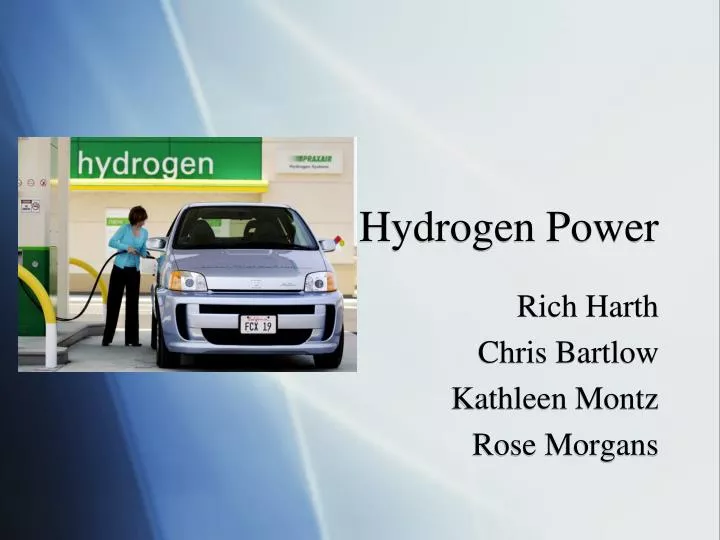 PPT - Hydrogen Power PowerPoint Presentation, free download - ID:1427039