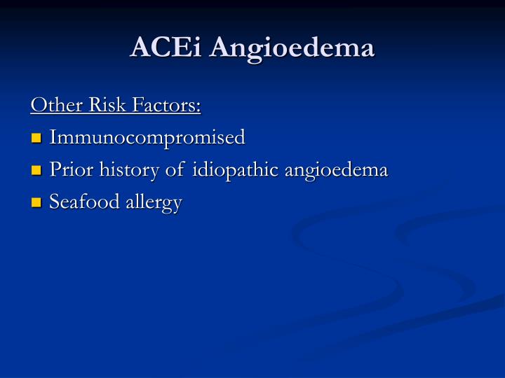 PPT - ANGIOEDEMA: Pathophysiology and Management PowerPoint ...