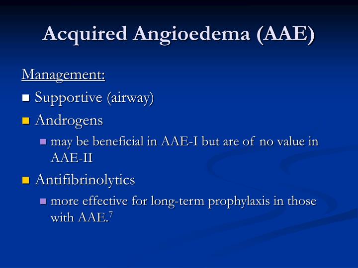 PPT - ANGIOEDEMA: Pathophysiology and Management PowerPoint ...