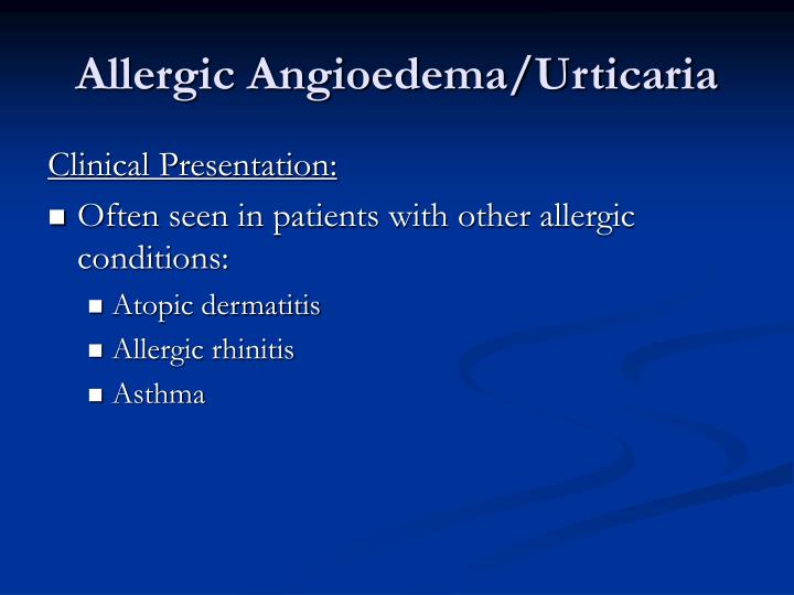 Ppt Angioedema Pathophysiology And Management Powerpoint Presentation Id142708