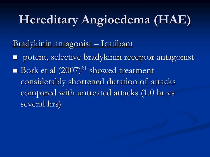 PPT - ANGIOEDEMA: Pathophysiology and Management PowerPoint ...