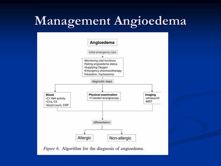 PPT - ANGIOEDEMA: Pathophysiology and Management PowerPoint ...