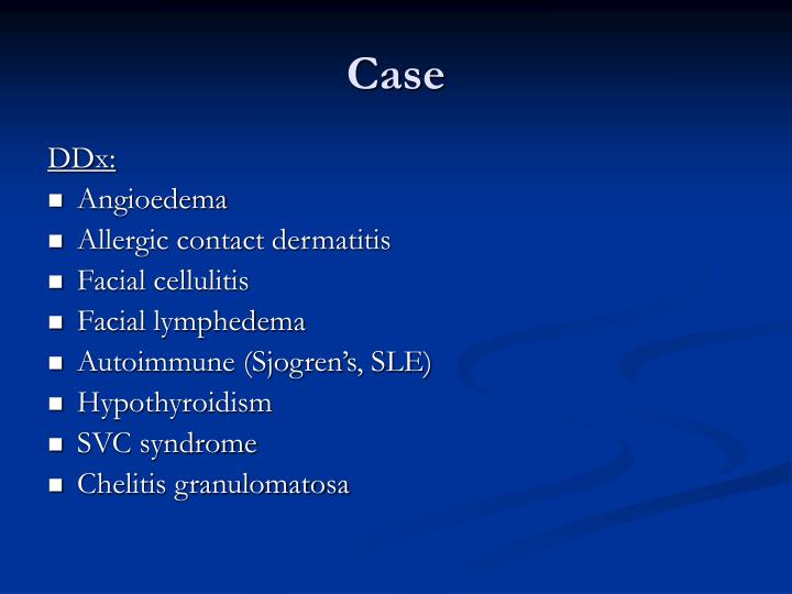 PPT - ANGIOEDEMA: Pathophysiology and Management PowerPoint ...