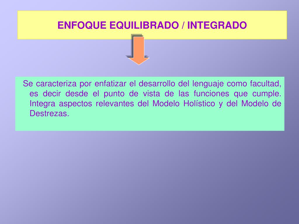 PPT - MÉTODOS DE ENSEÑANZA DE LA LECTURA ENFOQUE EQUILIBRADO PowerPoint ...