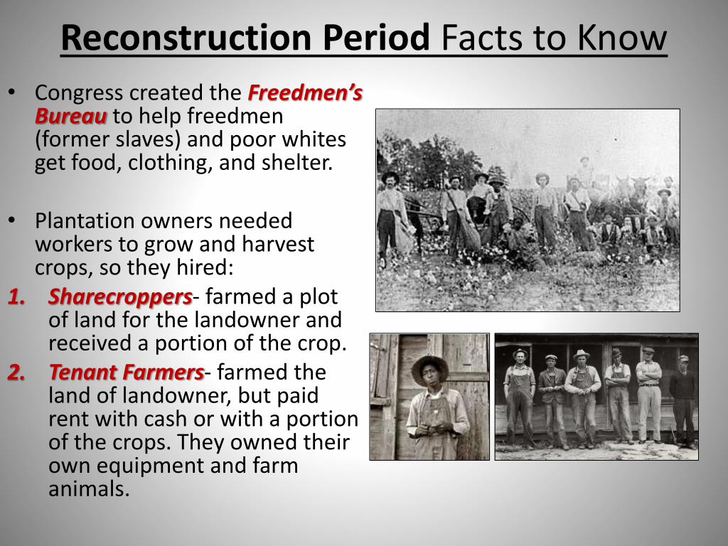 Ppt Unit 7 The Reconstruction Period Powerpoint Presentation Free