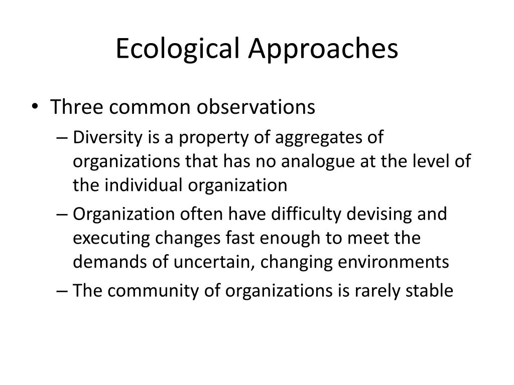 PPT - Ecological Approaches PowerPoint Presentation, free download - ID ... PPT - Ecological Approaches PowerPoint Presentation, free download - ID ...