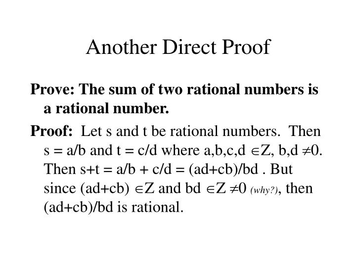 PPT - With examples from Number Theory (Rosen 1.5, 3.1, sections on ...