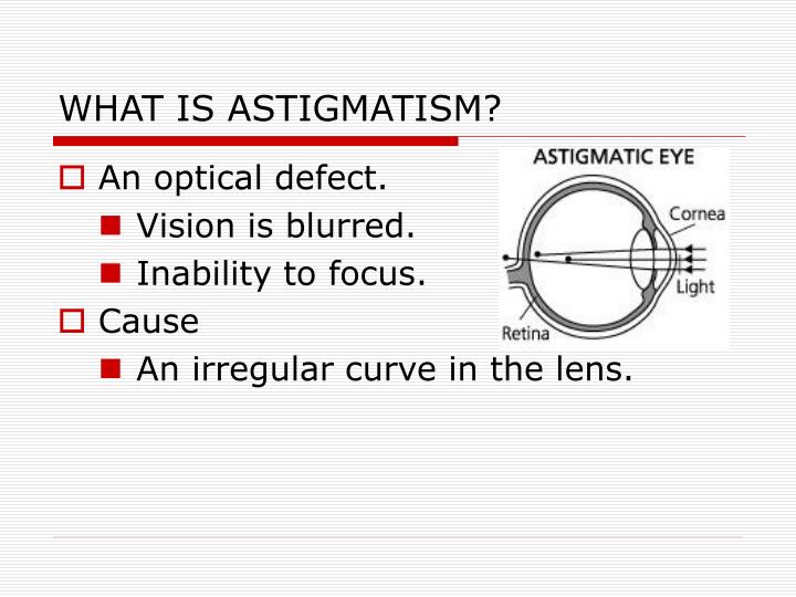 PPT - ASTIGMATISM PowerPoint Presentation - ID:1428237