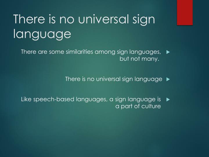 PPT - The Deaf & Language: A True Language without Speech PowerPoint ...