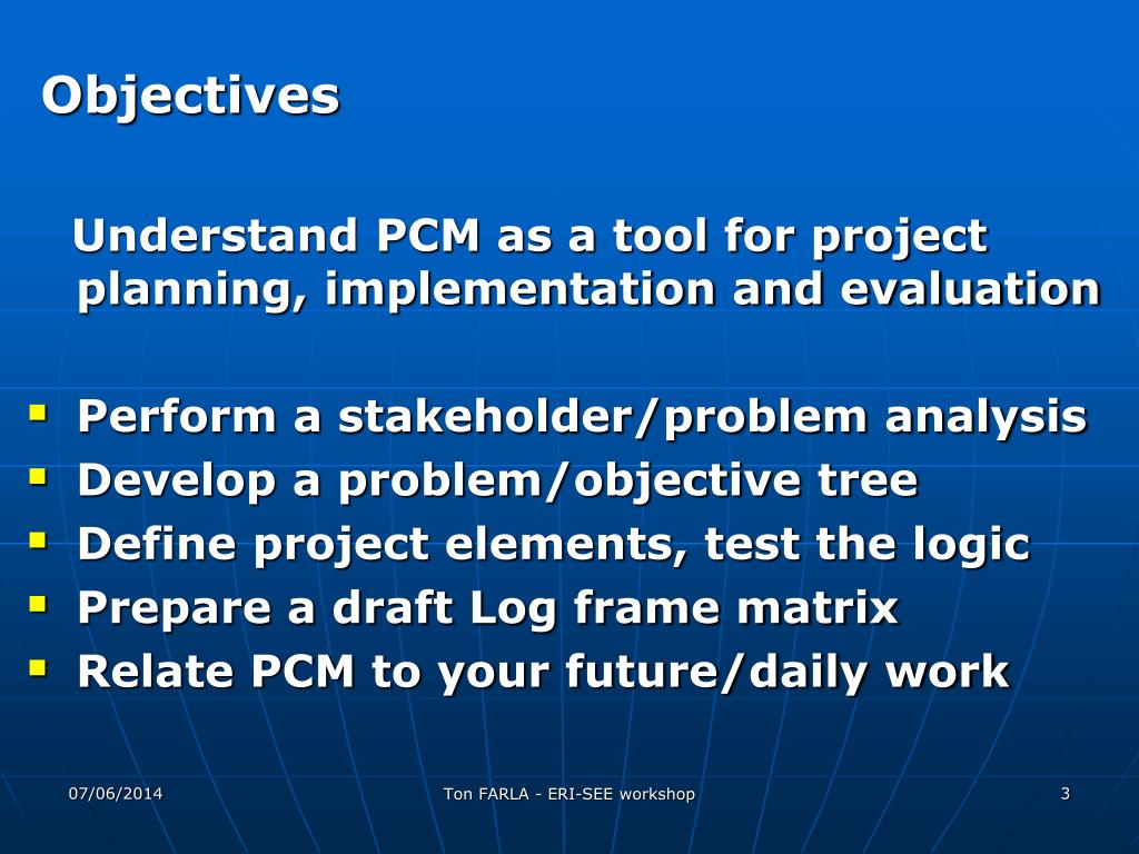 Ppt An Introduction To Project Cycle Management Pcm Powerpoint