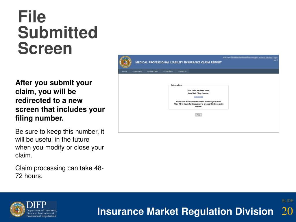 PPT - Medical Professional Liability Insurance Claim Reports PowerPoint ...