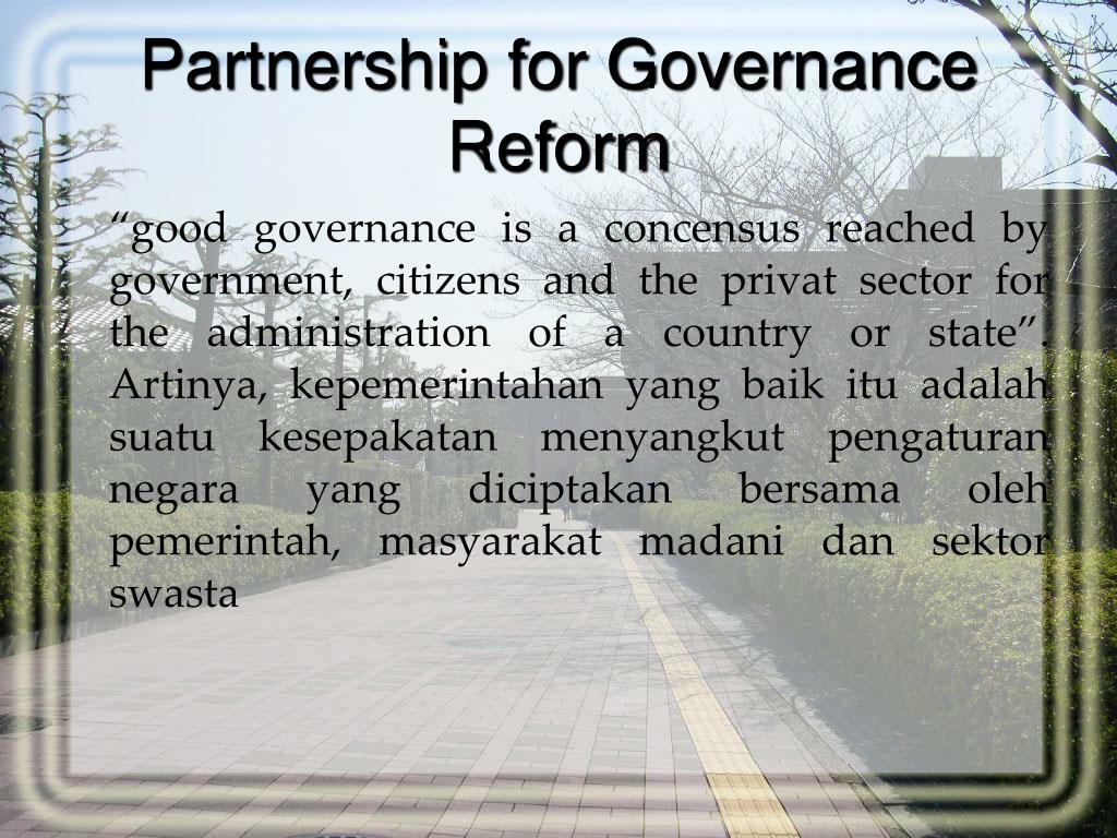 PPT - GOOD GOVERNANCE: The Emergence, Concept, and Practice in ...