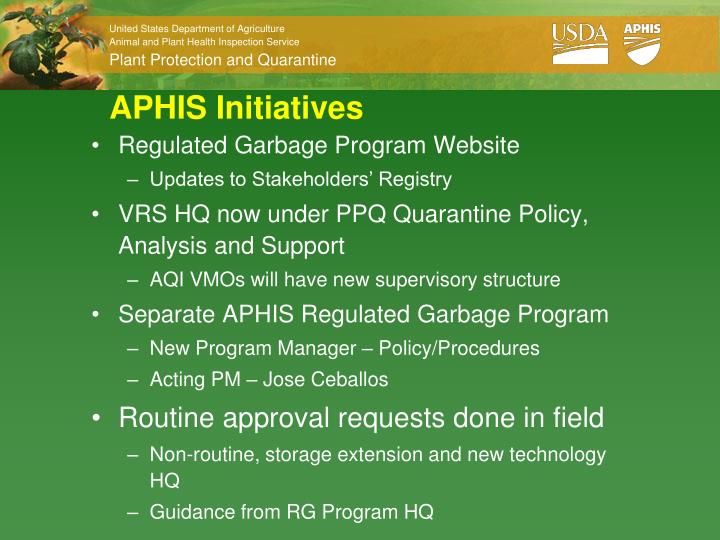 PPT - APHIS Regulated Garbage Program PowerPoint Presentation - ID:1430254