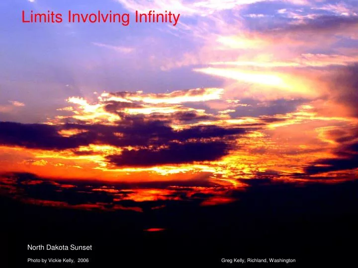 PPT - Limits Involving Infinity PowerPoint Presentation, free download ...