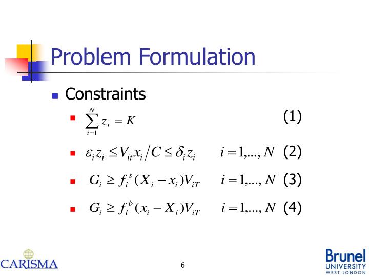 Ppt Mixed Integer Programming Approaches For Index Tracking And Enhanced Indexation Powerpoint