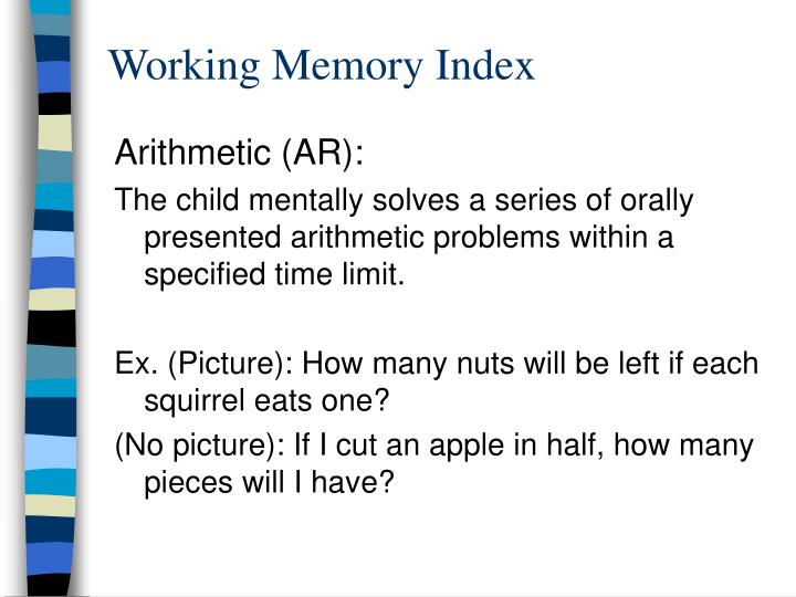 PPT - The WISC-IV PowerPoint Presentation - ID:143194