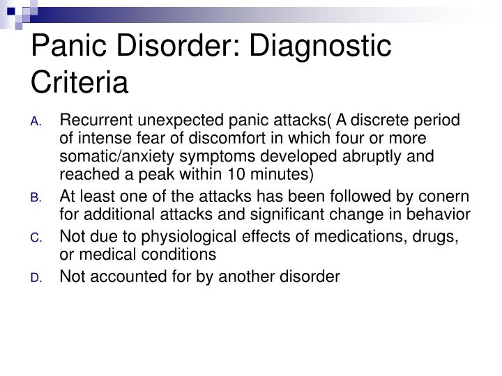 PPT - Anxiety Disorders PowerPoint Presentation - ID:1432185
