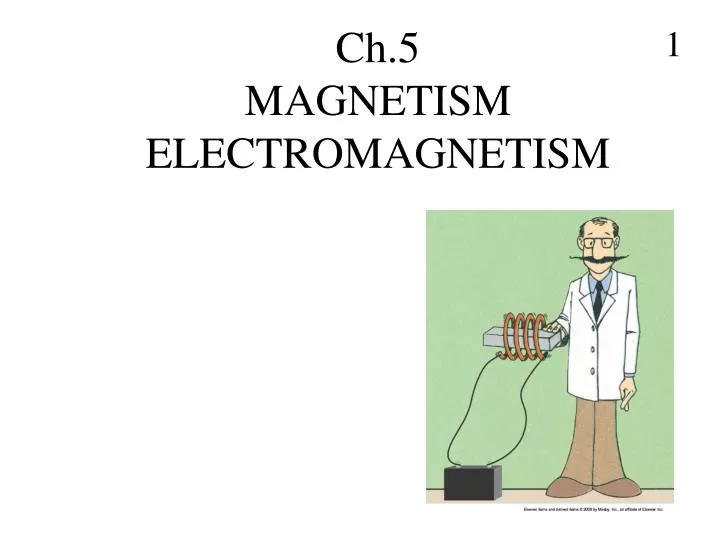 Ppt Ch 5 Magnetism Electromagnetism Powerpoint Presentation Free