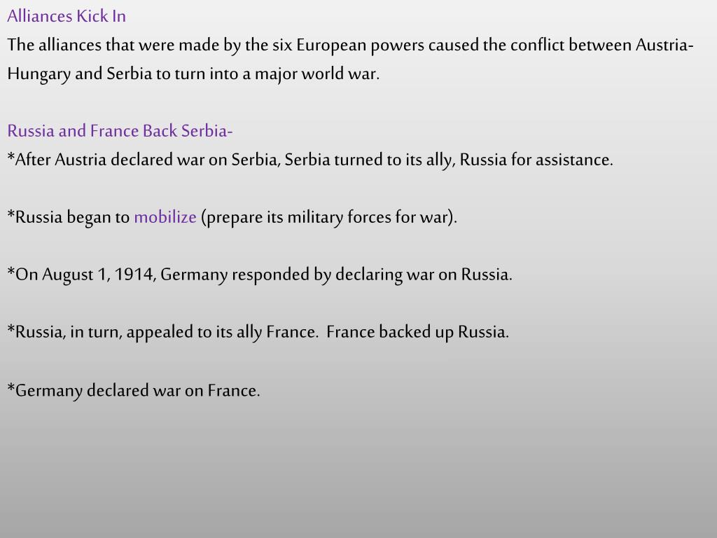 PPT - Chapter 14 World War I and the Russian Revolution 1914-1924 ...