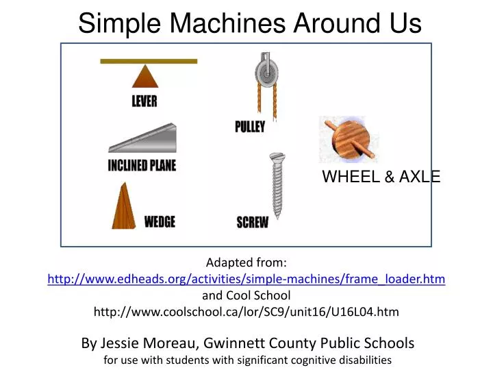 PPT - Simple Machines Around Us PowerPoint Presentation, free download ...