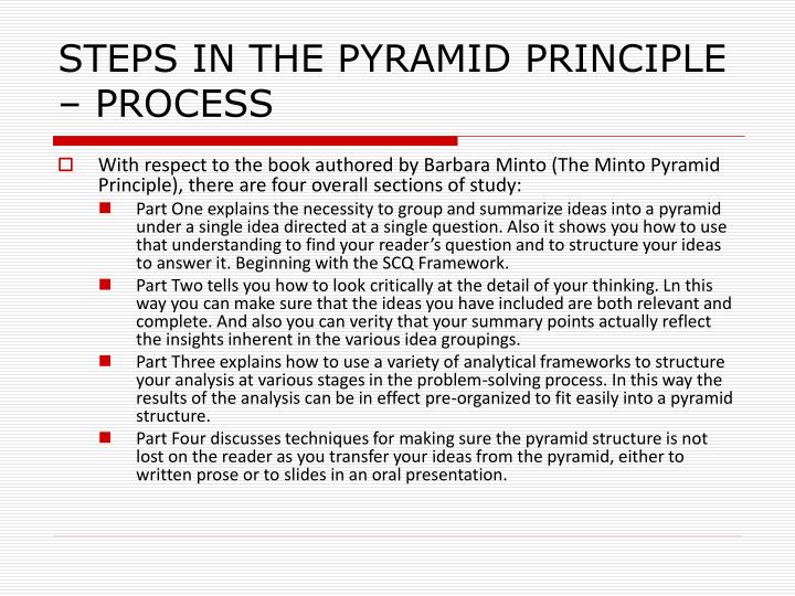 PPT - The Minto Pyramid Principle® Concept PowerPoint Presentation - ID ...