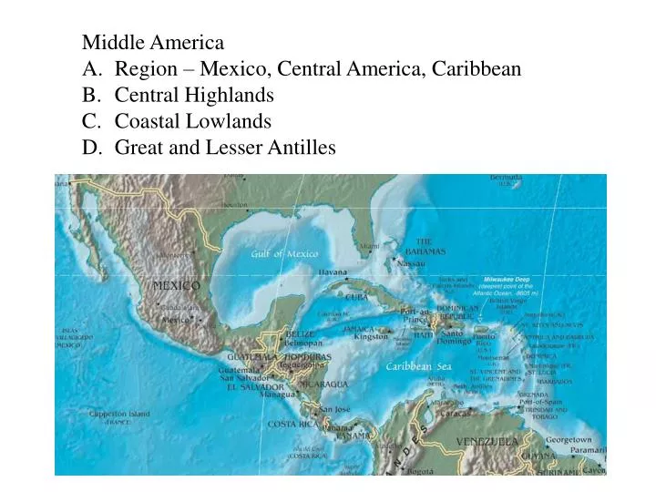 PPT - Middle America Region – Mexico, Central America, Caribbean ...