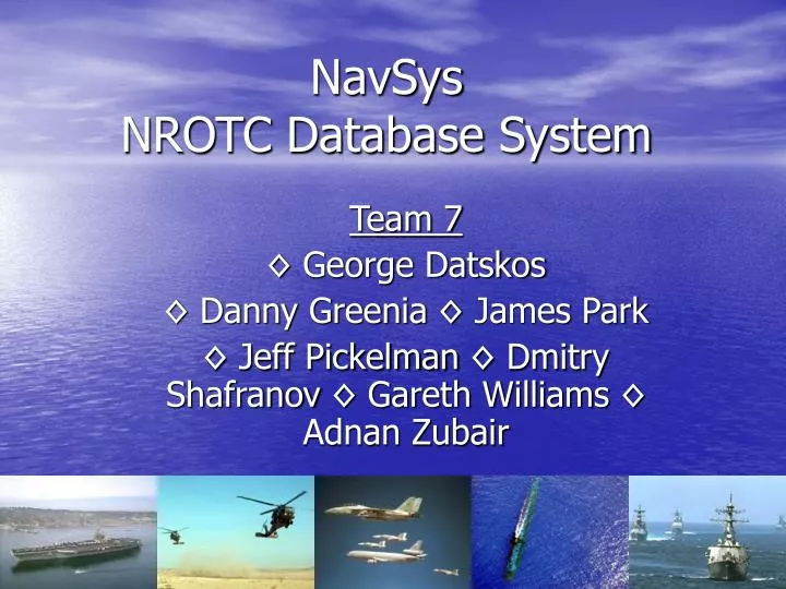 PPT - NavSys NROTC Database System PowerPoint Presentation, free ...