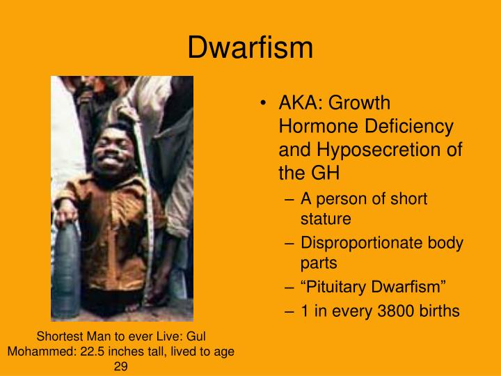 PPT - Dwarfism, Gigantism, and Acromegaly PowerPoint Presentation - ID ...