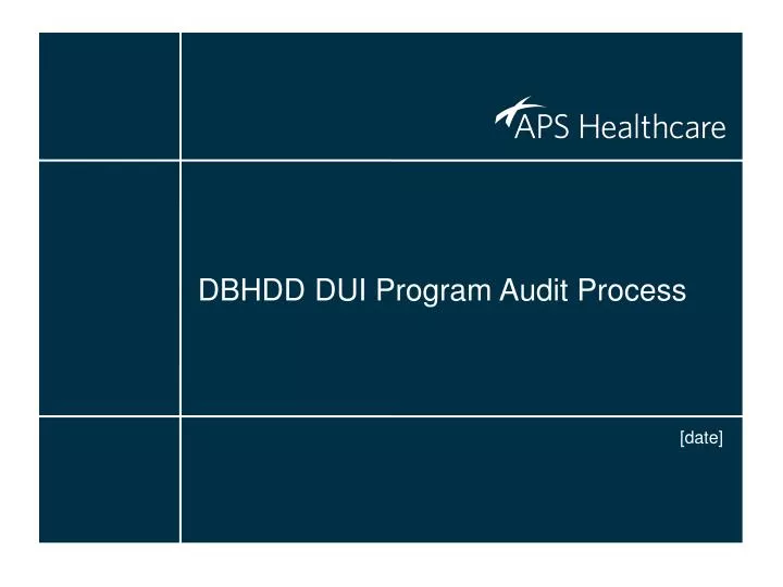PPT - DBHDD DUI Program Audit Process PowerPoint Presentation, free ...