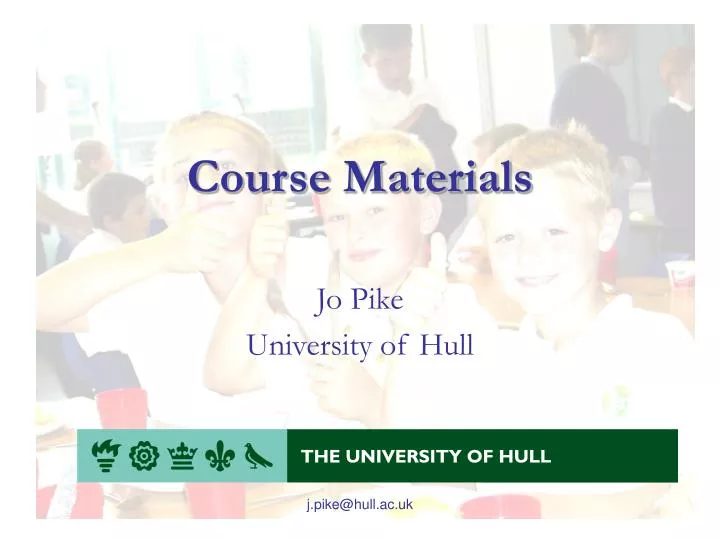 PPT - Course Materials PowerPoint Presentation, free download - ID:1434601