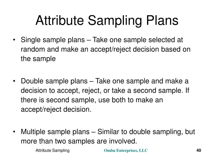 PPT - Understanding Attribute Acceptance Sampling PowerPoint Presentation - ID:1434607
