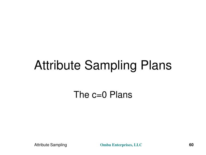 PPT - Understanding Attribute Acceptance Sampling PowerPoint ...