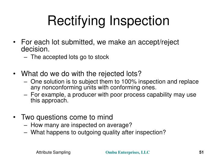 PPT - Understanding Attribute Acceptance Sampling PowerPoint ...