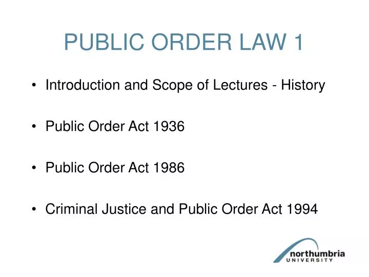 PPT - PUBLIC ORDER LAW 1 PowerPoint Presentation, free download - ID ...