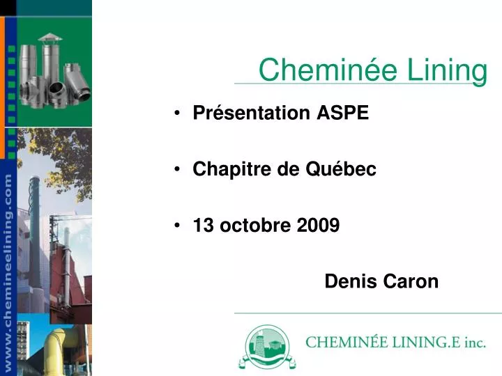 PPT - Cheminée Lining PowerPoint Presentation, free download - ID:1435066