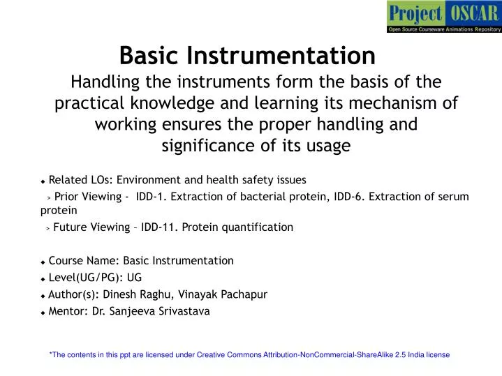 PPT - Basic Instrumentation PowerPoint Presentation, free download - ID ...