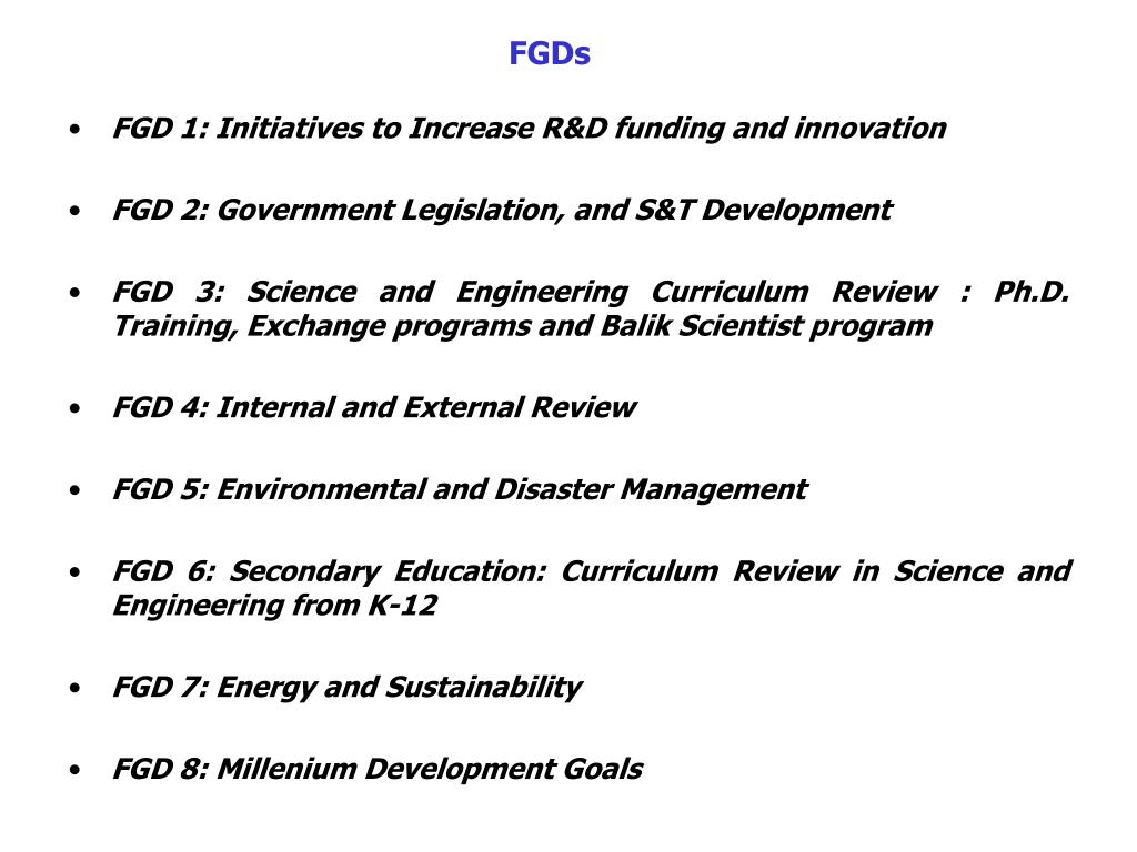 PPT - Why FGDs? PowerPoint Presentation, free download - ID:1436613