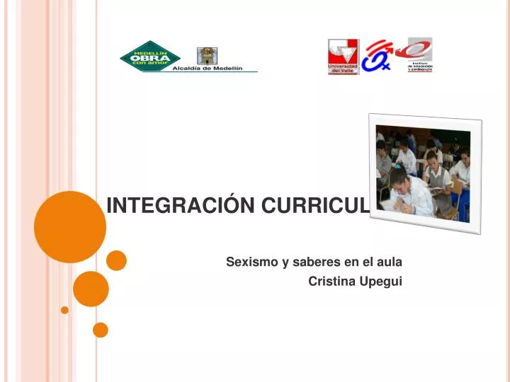 PPT - INTEGRACIÓN CURRICULAR PowerPoint Presentation, free download ...