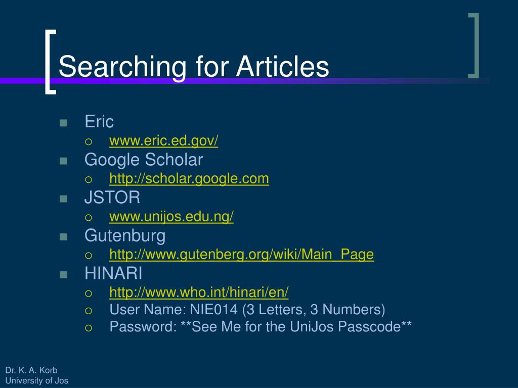 PPT - PhD Research Seminar Series: Writing the Literature Review ...