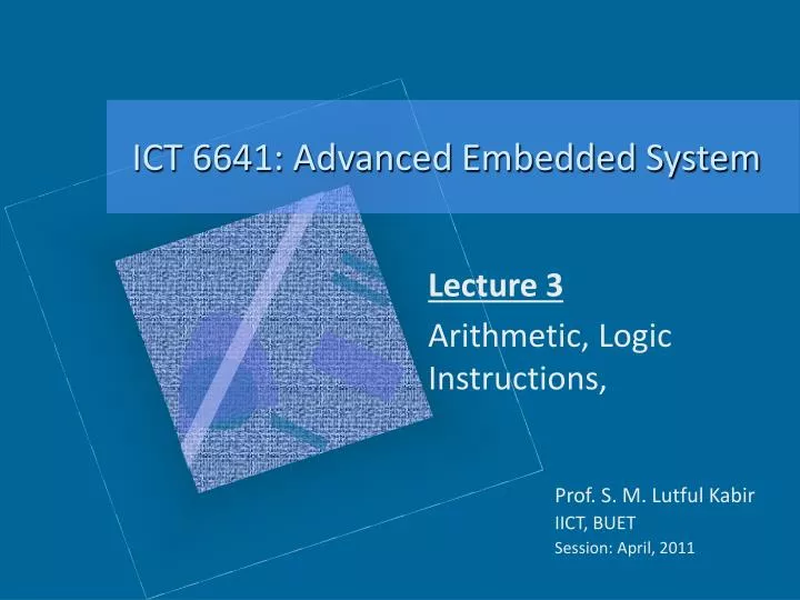Ppt Lecture 3 Arithmetic Logic Instructions Powerpoint Presentation Id1437228