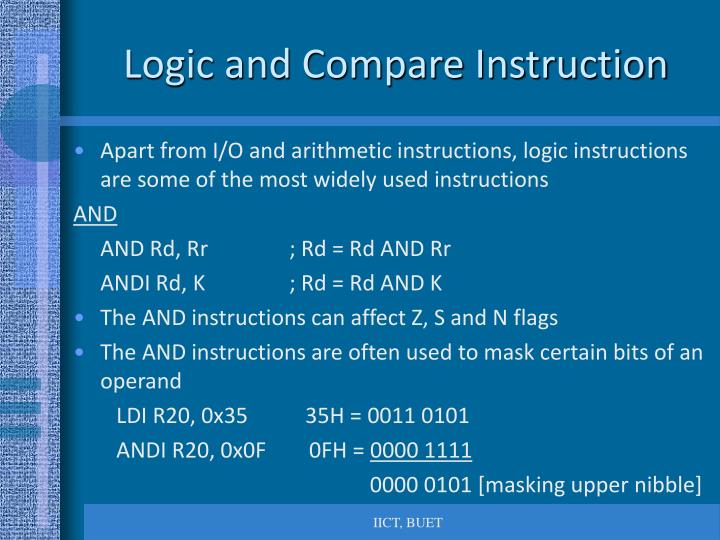 PPT - Lecture 3 Arithmetic, Logic Instructions, PowerPoint Presentation ...