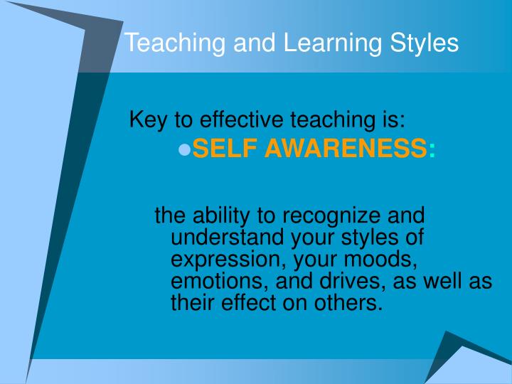 PPT - Teaching and Learning Styles PowerPoint Presentation - ID:1437687