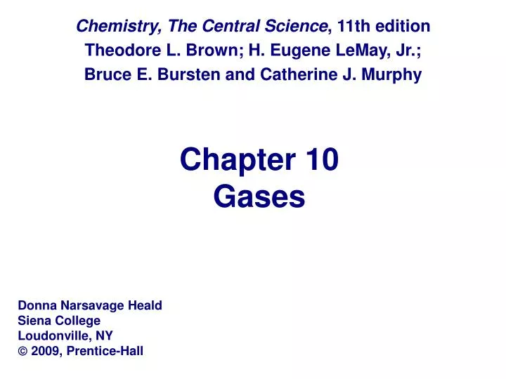 PPT - Chapter 10 Gases PowerPoint Presentation, free download - ID:1437768