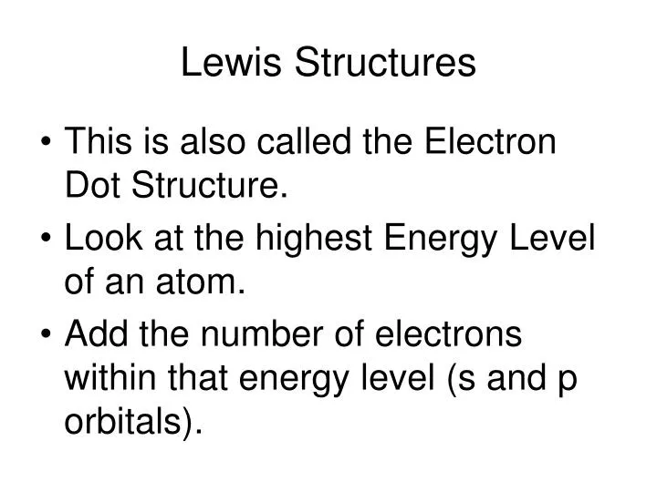 Vanadium Lewis Dot Structure