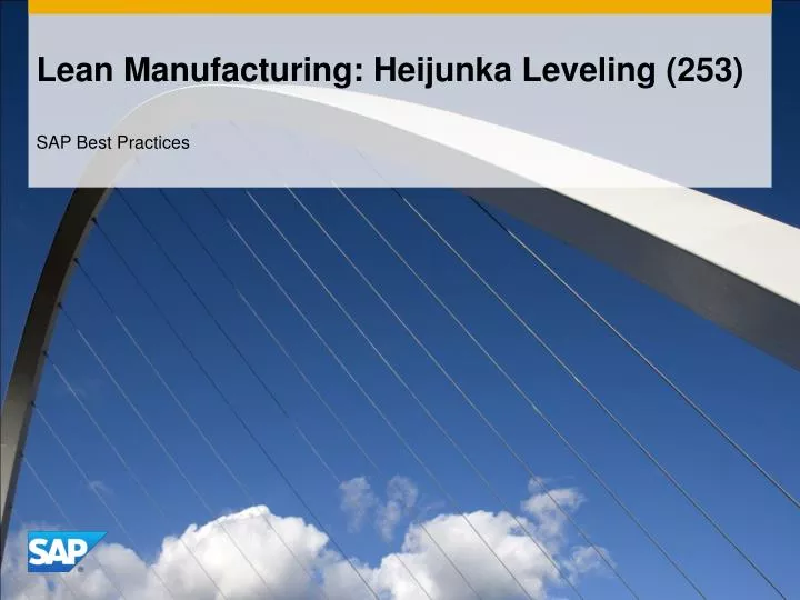 PPT - Lean Manufacturing: Heijunka Leveling (253) PowerPoint ...