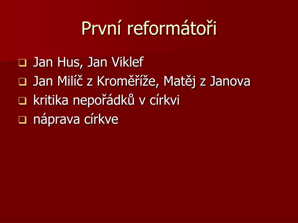 PPT - Reformace v Německu a její šíření v Evropě PowerPoint ...