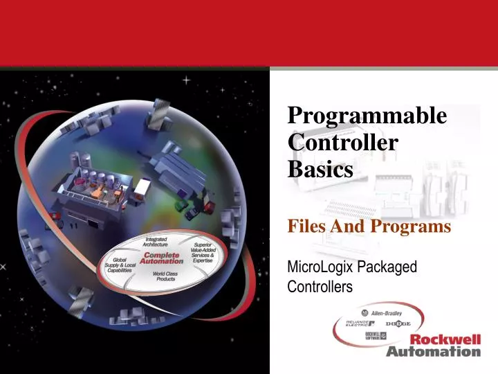PPT - Programmable Controller Basics Files And Programs PowerPoint ...
